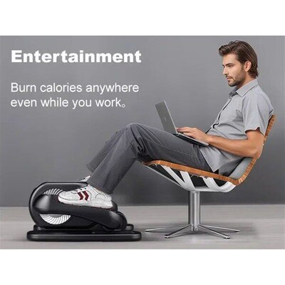 Under Desk Elliptical Machine, Ellipse Leg Exerciser W/Remot