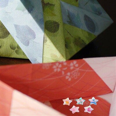 5 Bags Fluorescent Star Strip Paper Diy Origami Stars Lucky