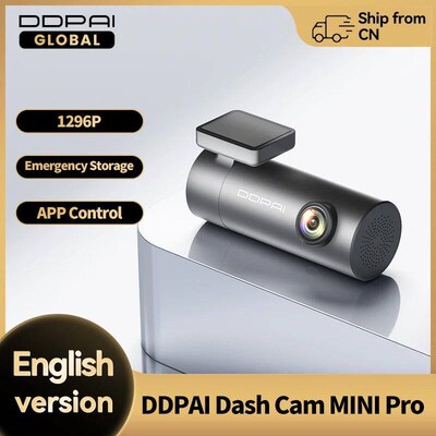 DDPAI Dash Cam Mini Pro 1296P HD Vehicle Drive Auto Video DV