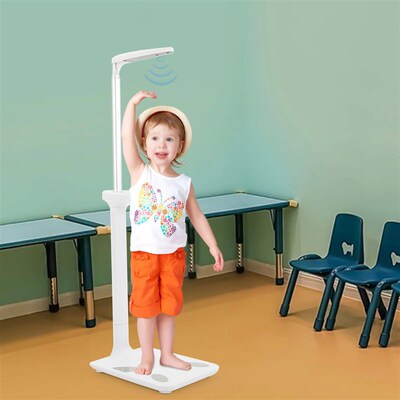 LCD Physician Medical Body Weight Scale 440lb Capacity Measu