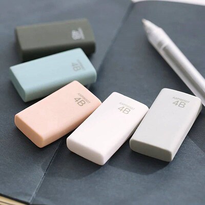 1pcs 4B Art Eraser Korean Stationery Sketch Pencil Eraser Cl