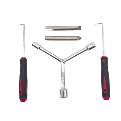 Specialized tools for disassembling washing machines, includ