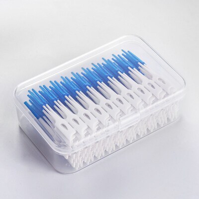 New Silicone Interdental Brushes Super Soft Dental Cleaning