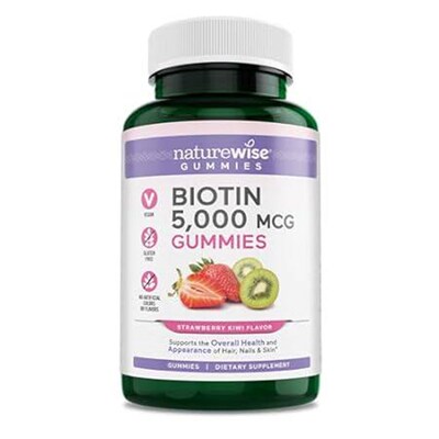 NatureWise Biotin Gummies - Beauty and Wellness Support f