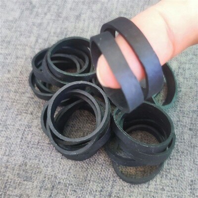 Black Rubber Band Elastic Rubber Bands Stretch Rubbe