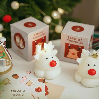Deer Candles Home Decoration Merry Christmas Scented Candles