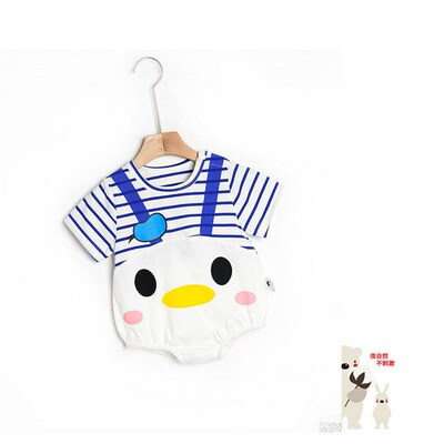 Baby Jumpsuit Short-sleeved Summer New Baby Clothes troangle
