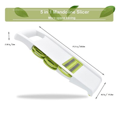 5 in 1 Mandoline Slicer Vegetable Slicer Cutter Shredder