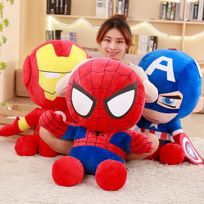 27/40cm Marvel Avengers Soft Stuffed Captain America Iron Ma