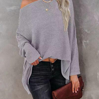 RX6615 Autumn and winter2023 AliExpress Womens Knitted Top