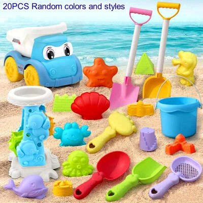 Childrens Beach Toy Set, ATV, Sand Digging and Water Toy, B