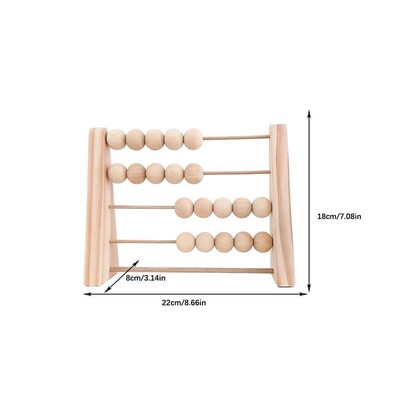 Wood Abacus Toy  for Kids Room Desktop Decoration Baby Early