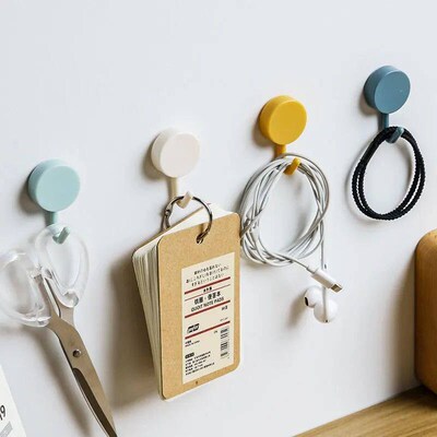 10PCS Self Adhesive Wall Hook Strong Without Drilling Coat B