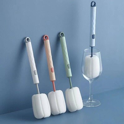 Silicone Bottle Brush 360 Degree Rotation Baby Pacifier Cup