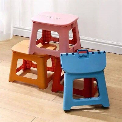 Folding Stool Convenient Storage Simplified Plastic Small