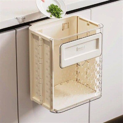 Garbage 10l Capacity Hanging Kitchen Trash Garbage Bin for