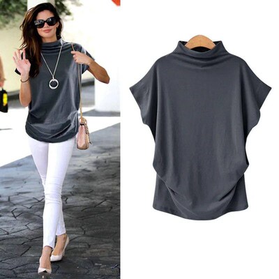 Women Tops Korean Style Fashion Womens Cotton Blouse Short S