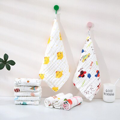 Tiantian Six-layer Square tton tton Baby Baby Saliva Towel T