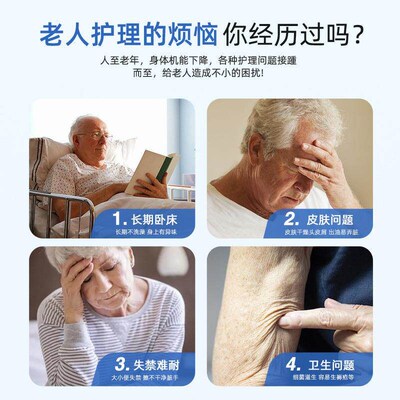 Large Pack No-Rinse Elderly Care Wet Wipes for Adults, Speci