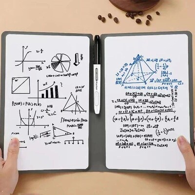A5 Reusable Whiteboard Notebook Memo Book With Free Whiteboa