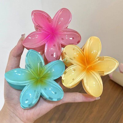 Fashion Flower Hair Clips For Women Bohemia Large Hair Claw