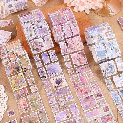 Retro Style Stamp Tape Megapixel Pet Special Oil Japanese