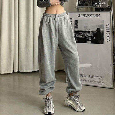 Women pants Black Jogging Sweatpants Women for pants Baggy S