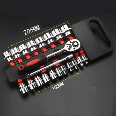 12 Pcs Set Wrench Socket Set Motorcycle Bicycle Repairing To