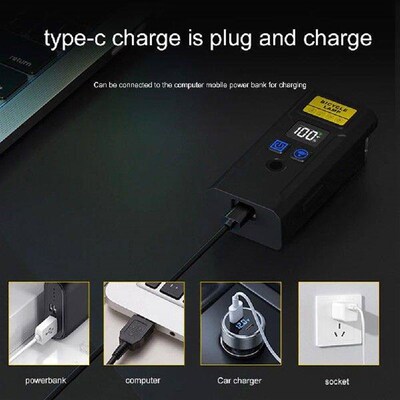 Bicycle Front Lamp with Horn Smart Light Sensor Bike