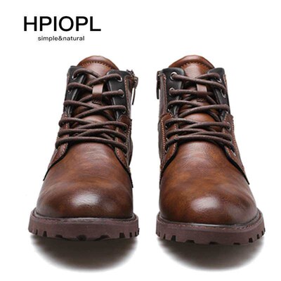 3998 Martin Boots Mens Boots Large Size Zipper Short Boots