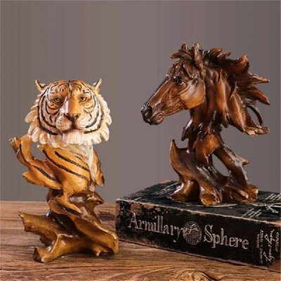 Quality Resin Lion Statues Wildlife Sculpture Craft for