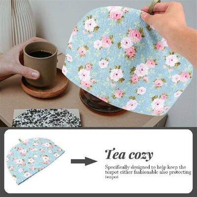 Teapot Insulation Cover Hot Beverage Protector Printing