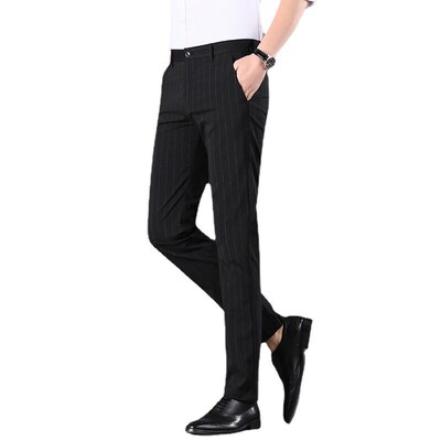 Spring an Summer Mens Pants Mens Business Slim-fit Vertica