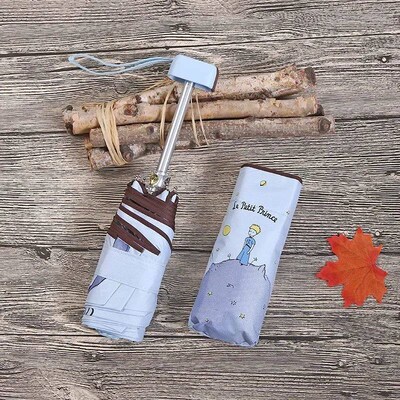 Windproof Anti UV Folding Umbrella Little Prince Umbrella Mi