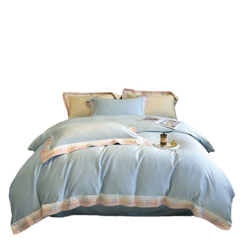 High-end Light Luxury 140 Long-staple Cotton Four-piece Set