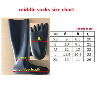 Kaus Kaki Karet Lateks Kaus Kaki 5 Jari 3D Mulus Kaus Kaki L