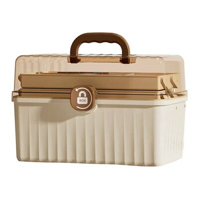 Handheld multi-layer household small medicine box, medicine