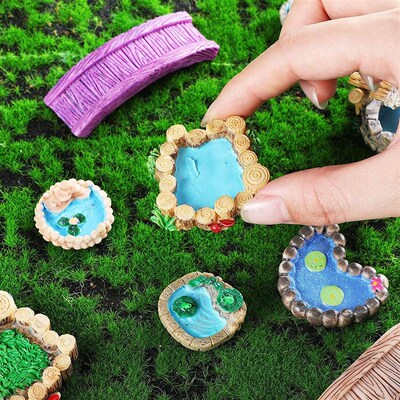 15 Styles Miniature Landscape Mini Lighthouse Water Well Bri