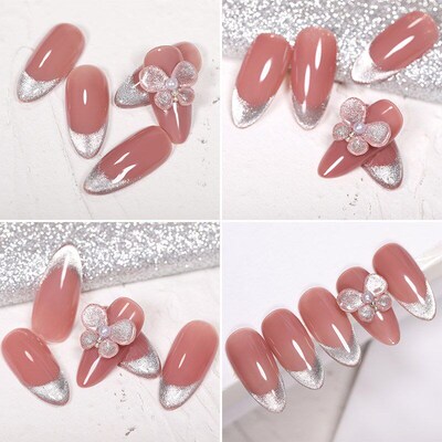 BORN PRETTY  Cat Eye Gel Nail Polish 6ml Silver Snowlight Ma