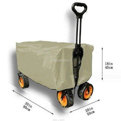 Utility Wagon Cart Cover Durable Waterproof Garden Wagon