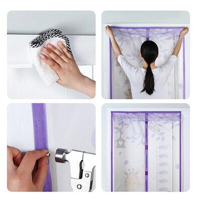 1Pcs Window Screen Door Mosquito Curtain Household Partition