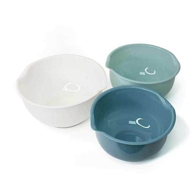 3 PCS Mixing Bowls Multipurpose Plastic Mixing Bowl Salad