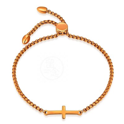 -Simple Jesus Cross Friendship Best Friends Brlet Adjustable