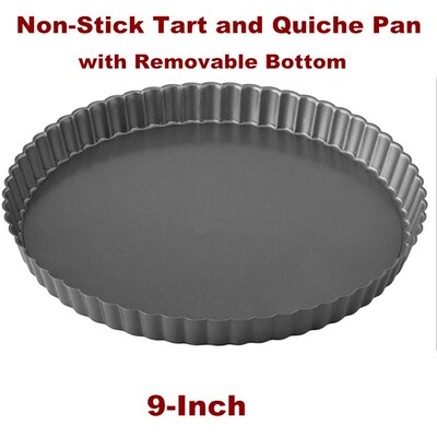Non-Stick Tart and Quiche Pan with Removable Bottom