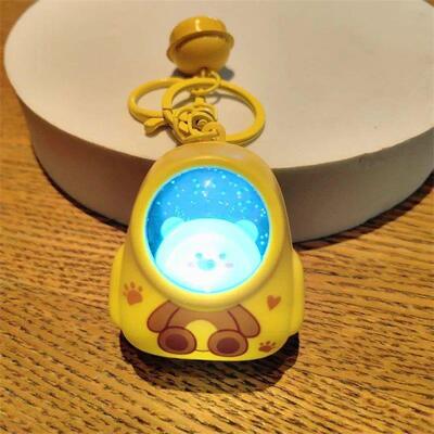 Cute Bear Bag Small Night Light Keychains Kawaii Bags Hang W