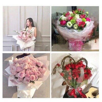 Flower Bouquet Wrapping Paper Gift Packaging Paper Durable