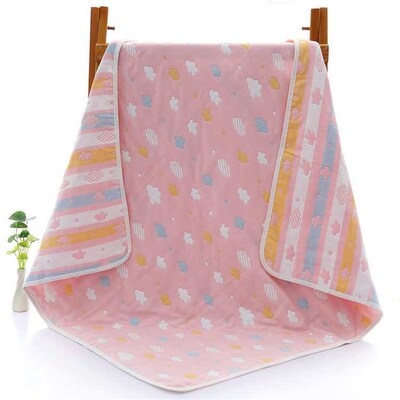 6-layer gauze bath towel Class A cotton childrens quilt new
