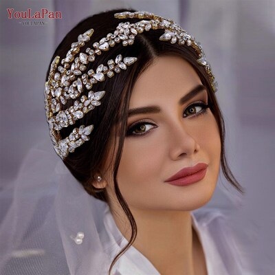 YouLaPan HP425 Bridal Headband Wedding Crowns Bride Tiara an