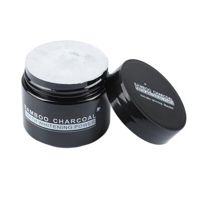 Activated Carbon Teeth Whitening Powder with Bamboo Toothbru