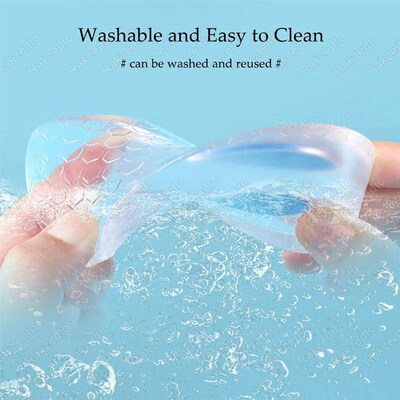 Silicone Height Increase Insoles for Men Women Shoes Inserts